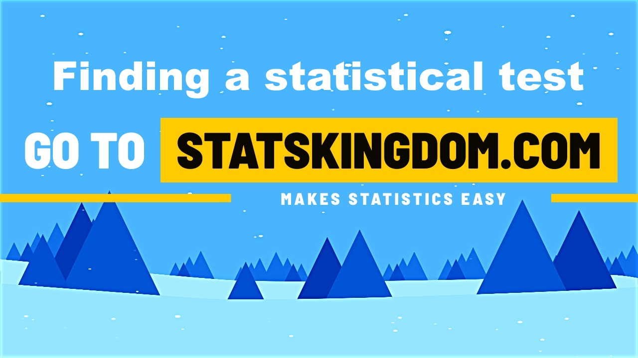 Which Statistical Test Should I Use YouTube Which Statistical Test Should I Use YouTube