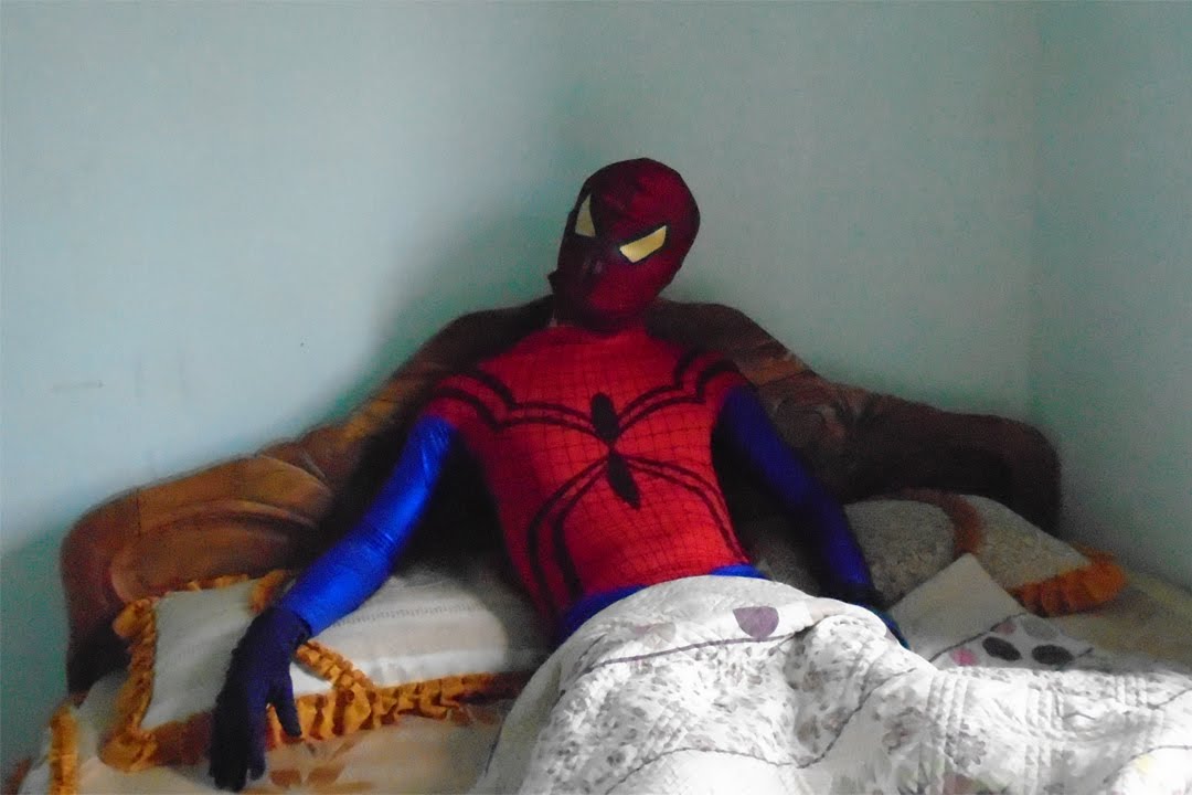Spiderman Vs Good night | Spiderman Nursery Rhymes - Real Life ...