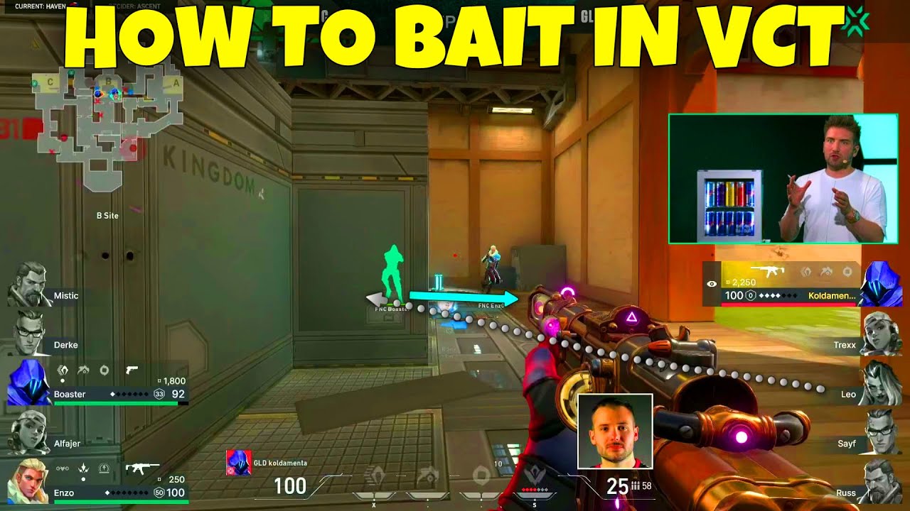 How to Bait in VCT | Valorant Pro Analysis | Fnatic vs Guild Esports ...