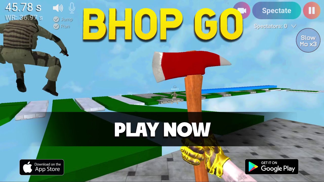 Bhop GO - mobile parkour online - YouTube