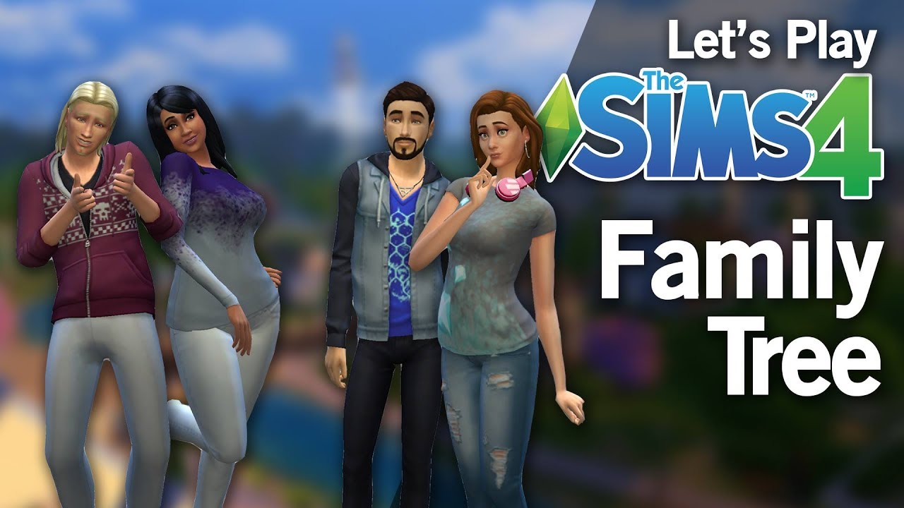 Let's Play The Sims 4 Family tree - Progress update - YouTube