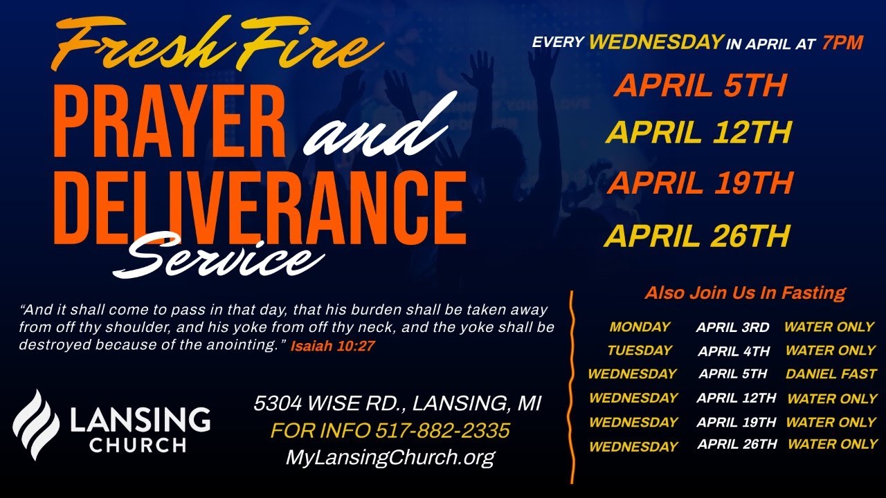 Fresh Fire Prayer, Deliverance, & Healing Encounter - YouTube