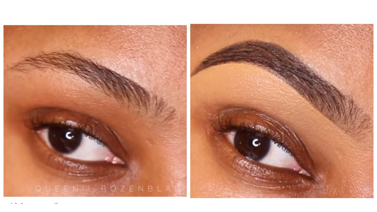 Natural eyebrow tutorial with pencil - YouTube