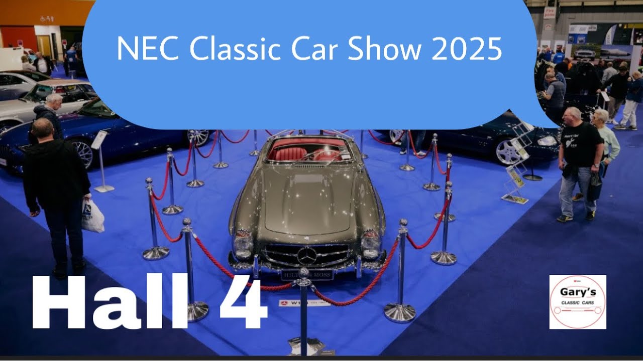 Hall 4 NEC Classic car show November 2025 - YouTube