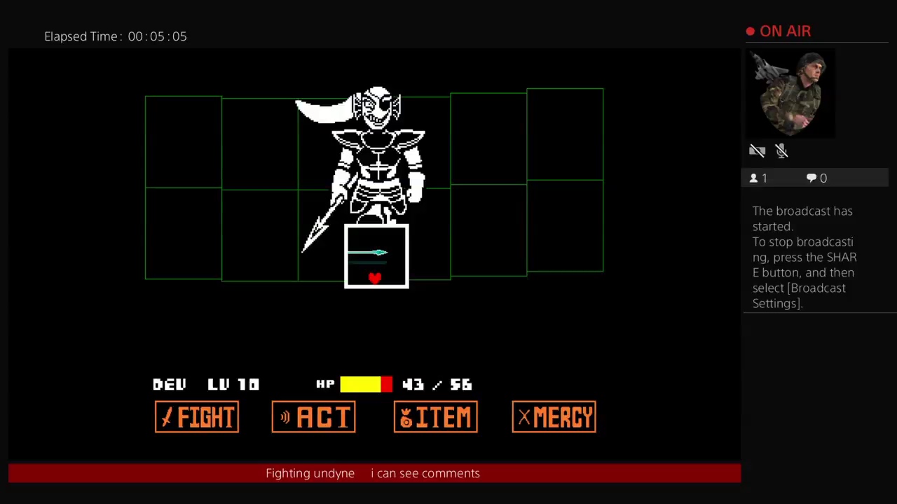 Undyne battle - YouTube
