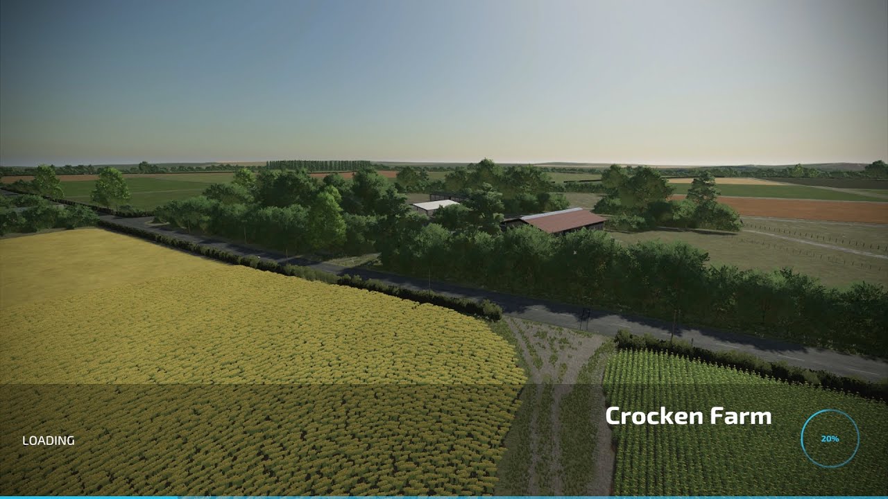 FS 22 Map First Look - Crocken Farm v1.0.0.0 - YouTube
