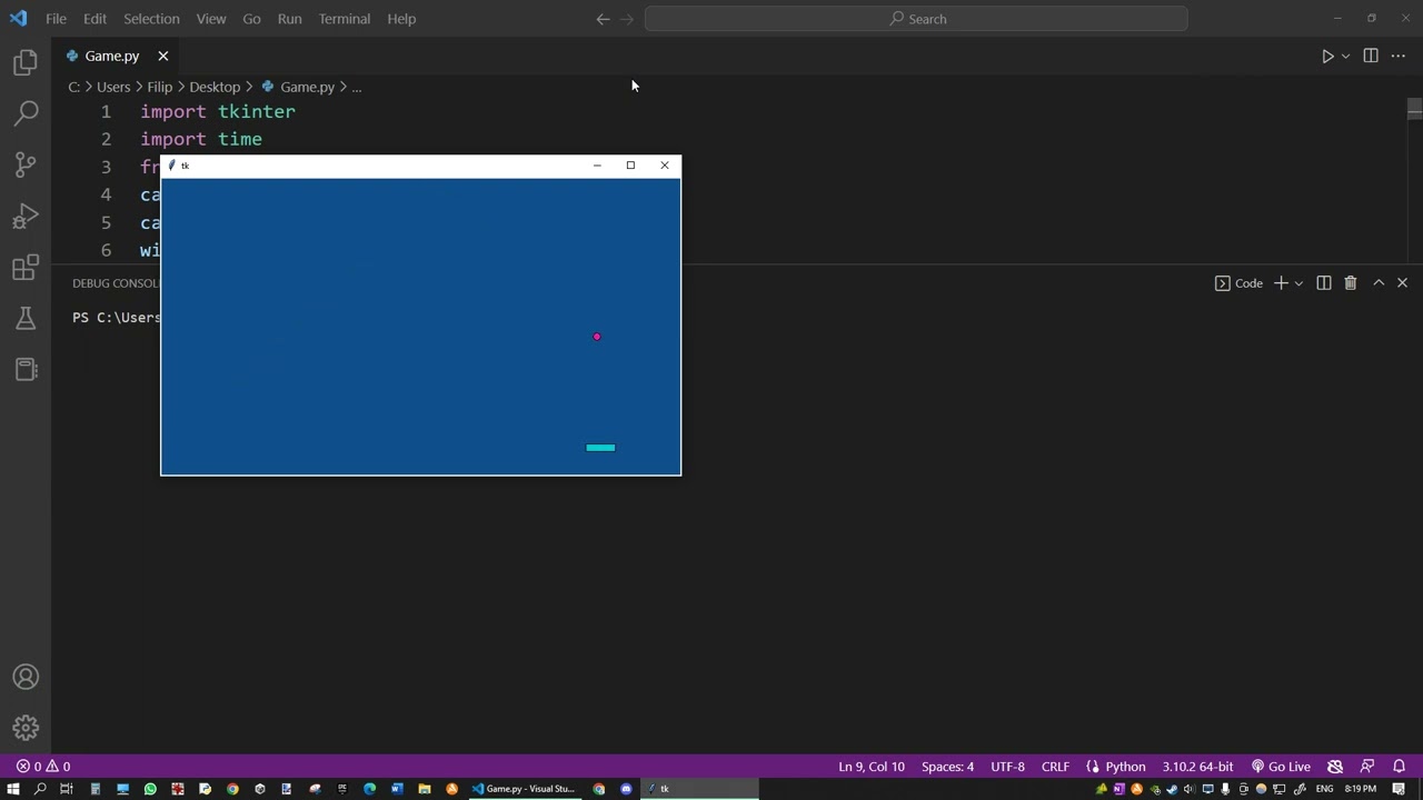 A Pretty Simple Game In Python s Tkinter Module shorts programming A Pretty Simple Game In Python s Tkinter Module shorts programming
