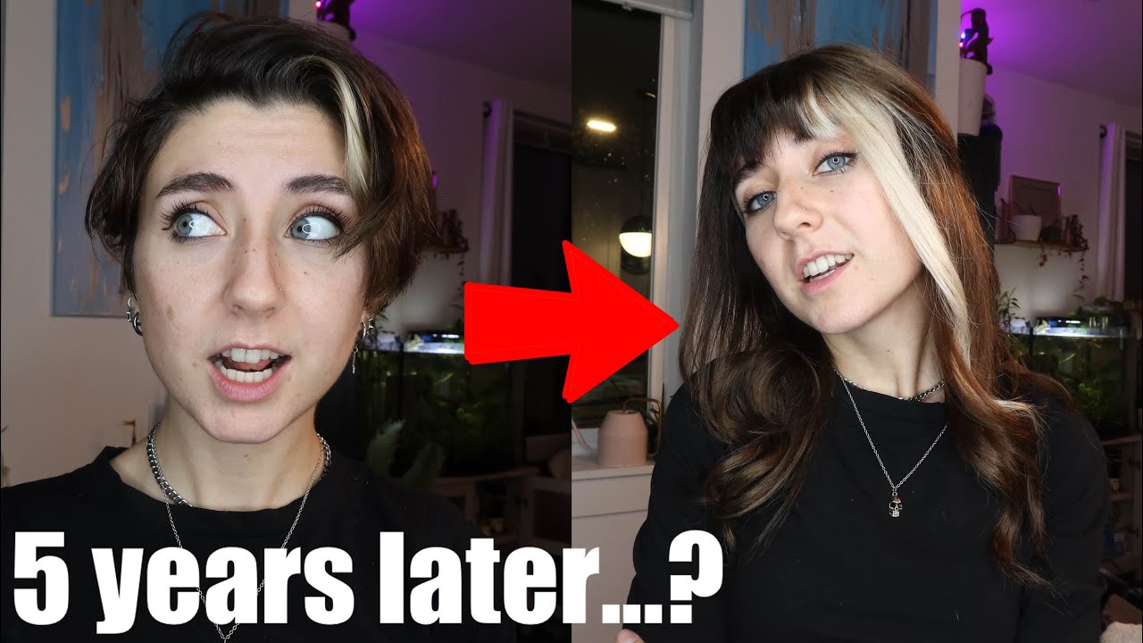 My hair in 5 years... DIY Wig Transformation - YouTube