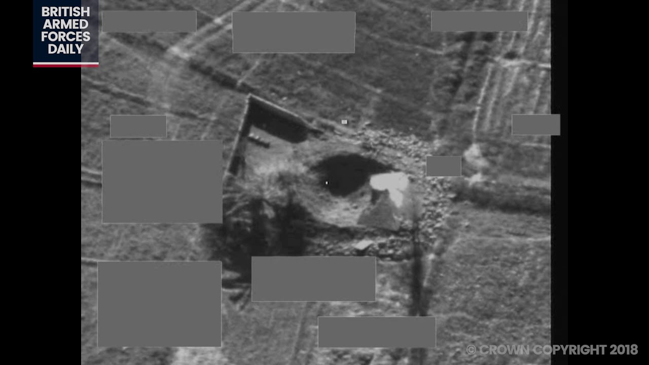 RAF Tornado Strike Footage Operation Shader - YouTube