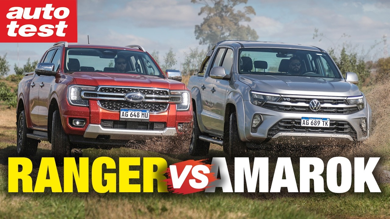 Comparativo VW AMAROK vs FORD RANGER, dos V6 frentre a frente 🔥 - YouTube