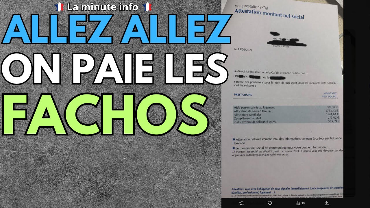 ALLEZ ALLEZ ON PAIE PLUS BANDE DE FACHO , ET QUI PARLE ENCORE EN ...