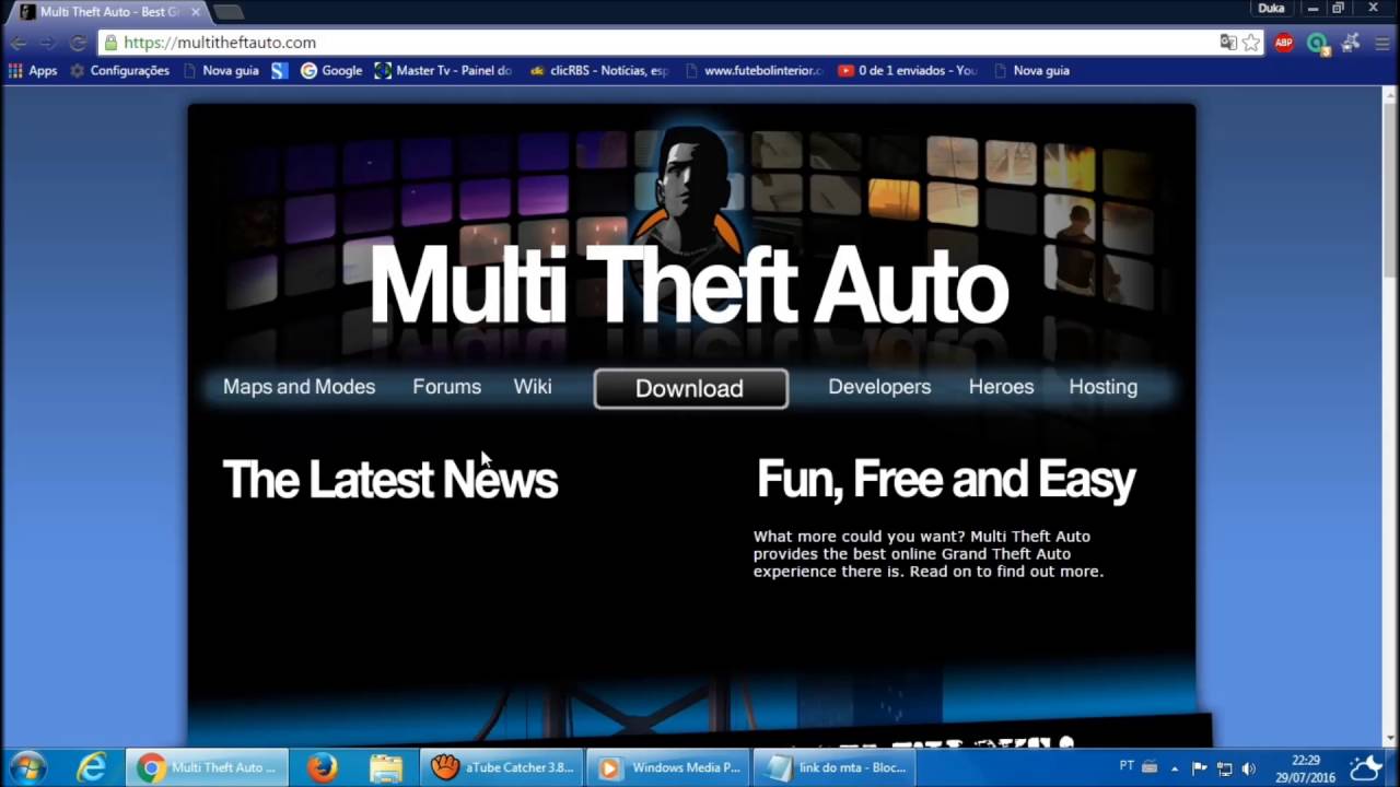 COMO BAIXAR E INSTALAR Multi Theft Auto - Best Grand Theft Auto ...
