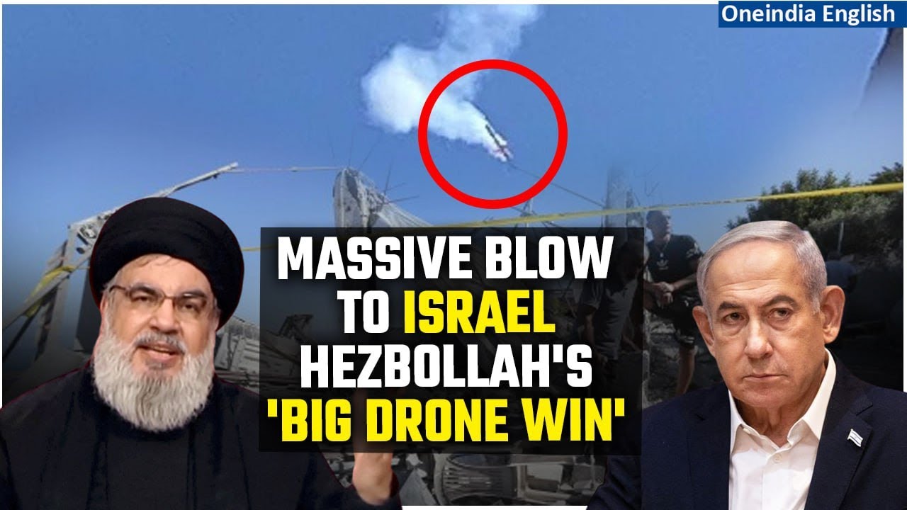 Hezbollah Stuns Israel: Watch $10M Assassination Drone Turns Into Fireball in One Strike ...