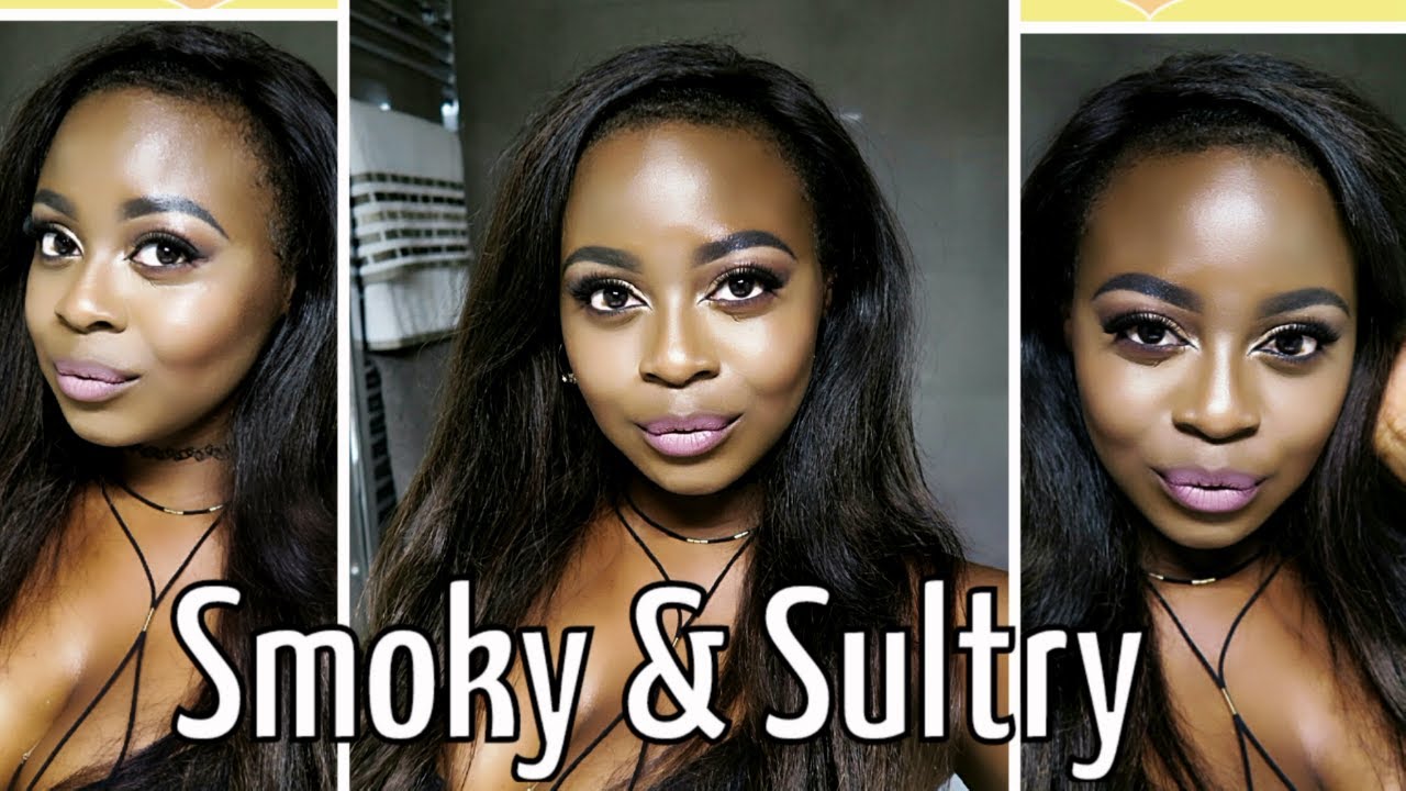 GRWM- Smoky & Sultry Makeup for Dark Skin - YouTube