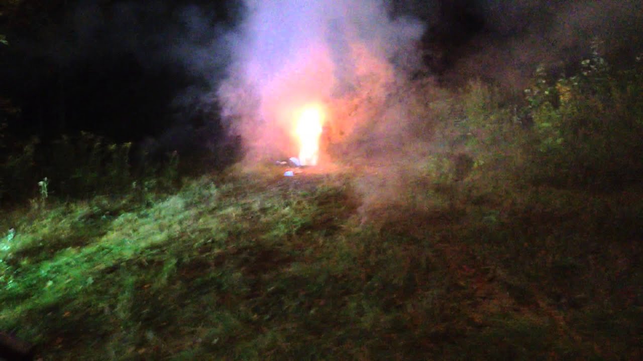 Firework Gatling Gun vs Mannequin 2 - YouTube