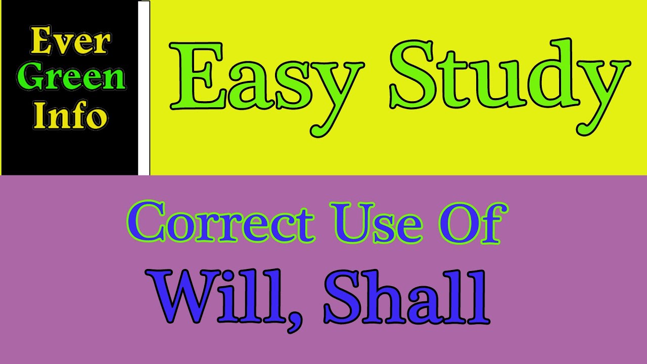 Correct Use Of Will Shall Urdu Hindi YouTube correct-use-of-will-shall-urdu-hindi-youtube