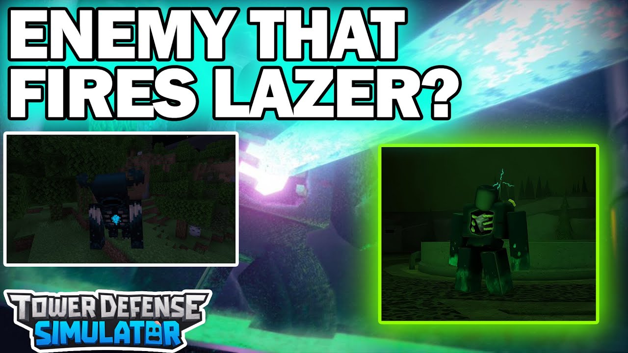 NEW ENEMY THAT FIRES LAZER BEAM?? | TDS - YouTube