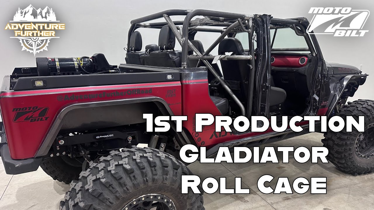 Motobilt's First Pre-Production Gladiator Roll Cage Install! - YouTube