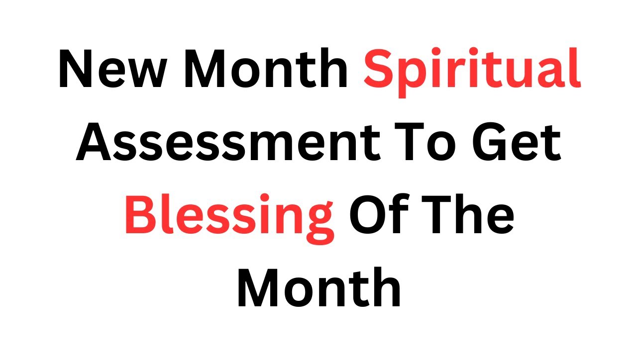 New Month Spiritual Assessment To Get Blessing Of The Month - YouTube