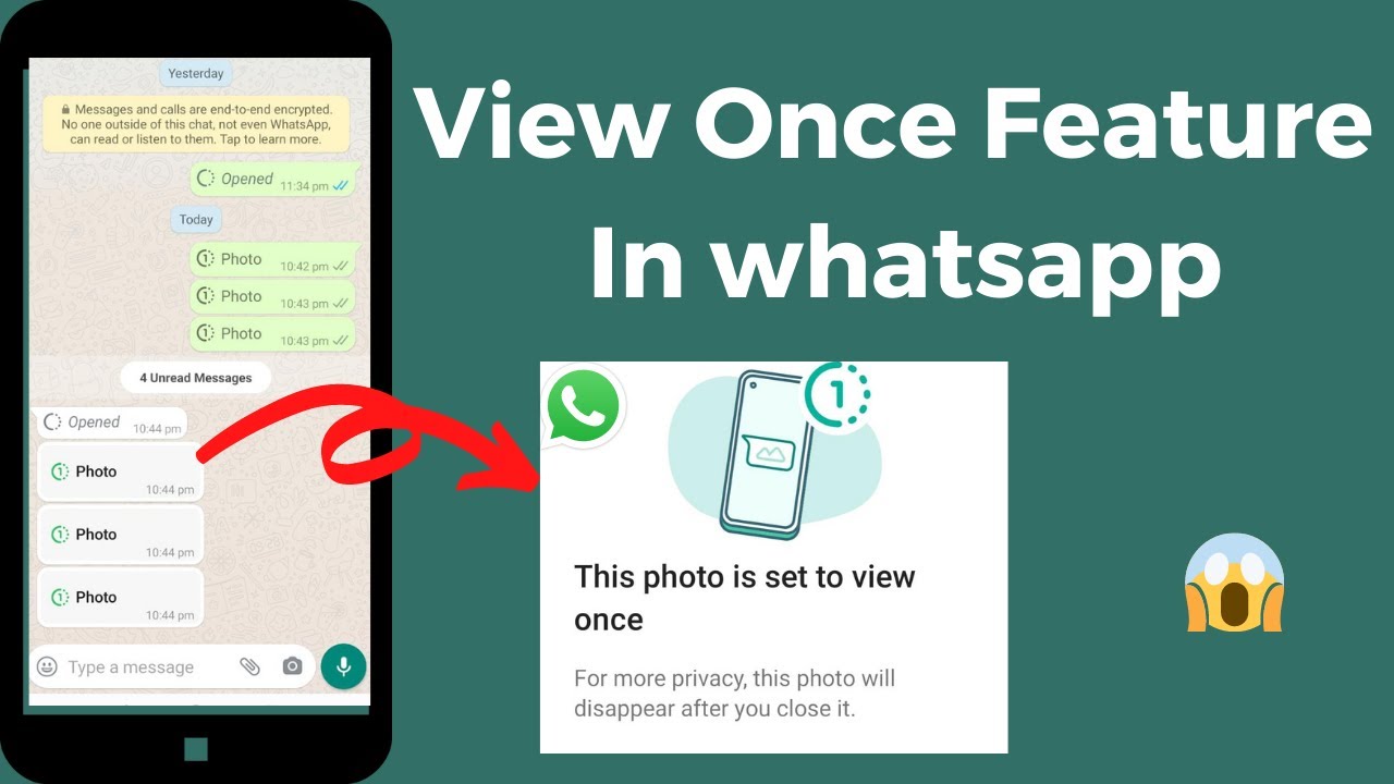 view once feature of whatsapp | whatsapp new features view once ...