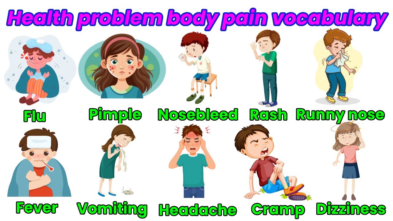 Body Health Problems:Essential English Vocabulary: Common Health ...