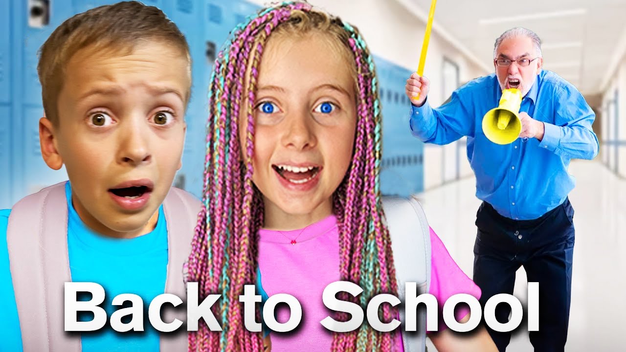 👩‍🏫 PRIMA ZI de ȘCOALĂ în Familia Melimi 📚 - YouTube