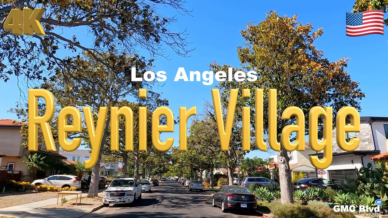 [4K] Los Angeles 🇺🇸, Reynier Village California USA in Jun 2022 - Drive ...