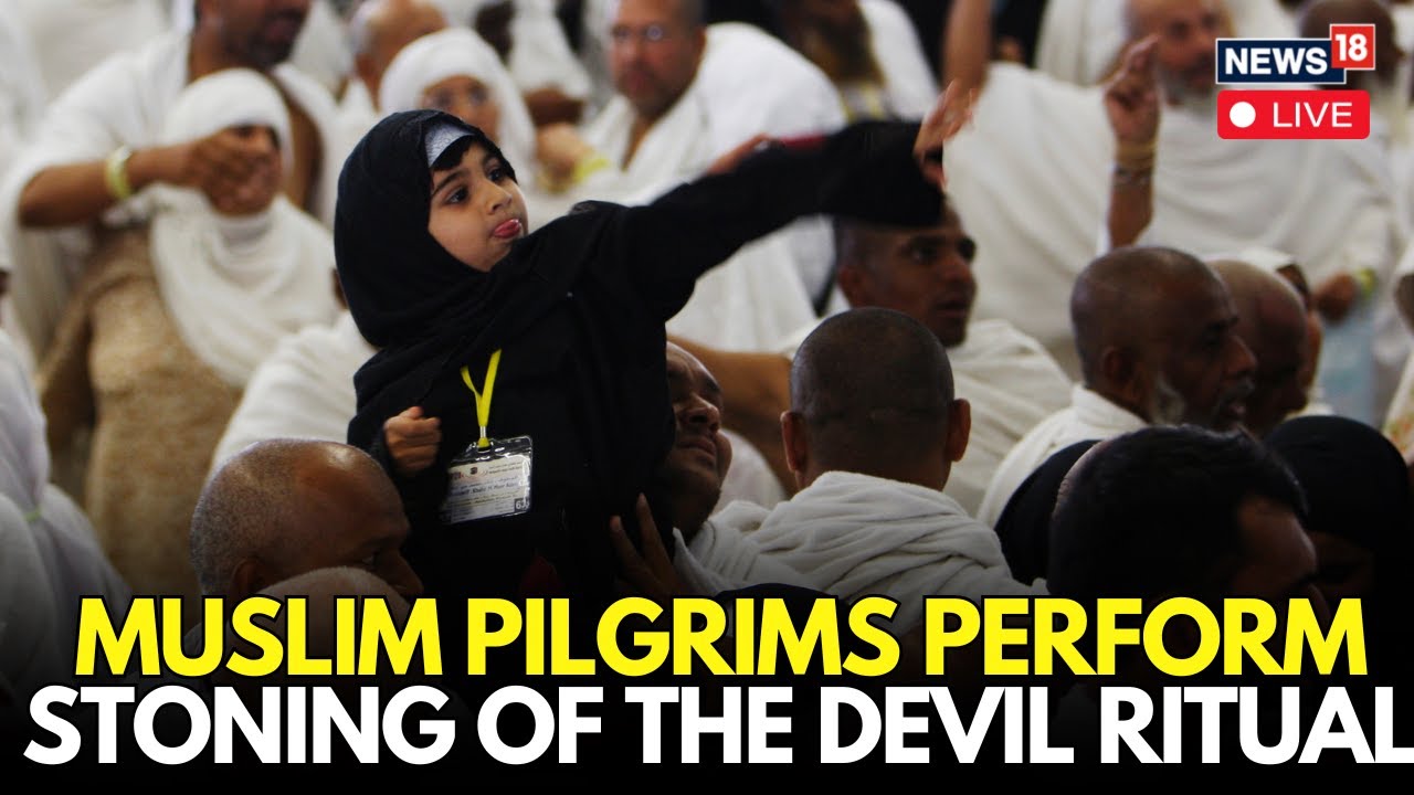 Mecca | Hajj | Muslim Pilgrims Walk To Jamarat To Throw Stones At ...