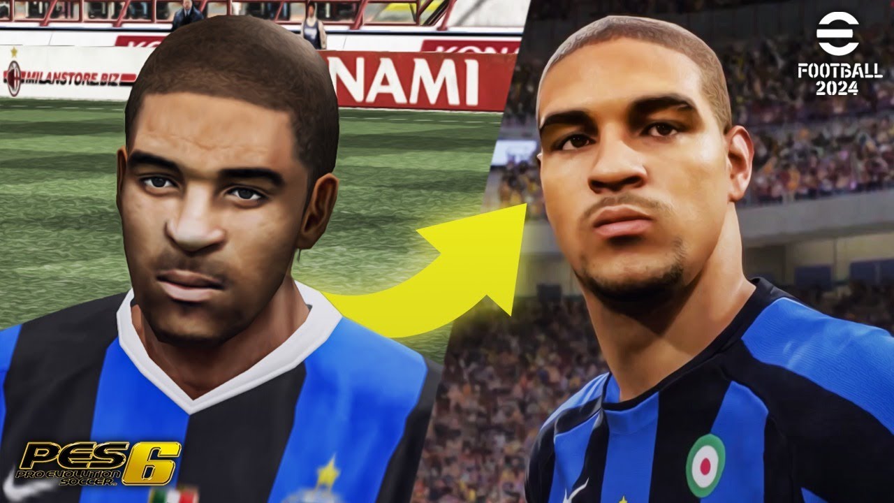 PES 6 ADRIANO in eFootball 2024 - YouTube