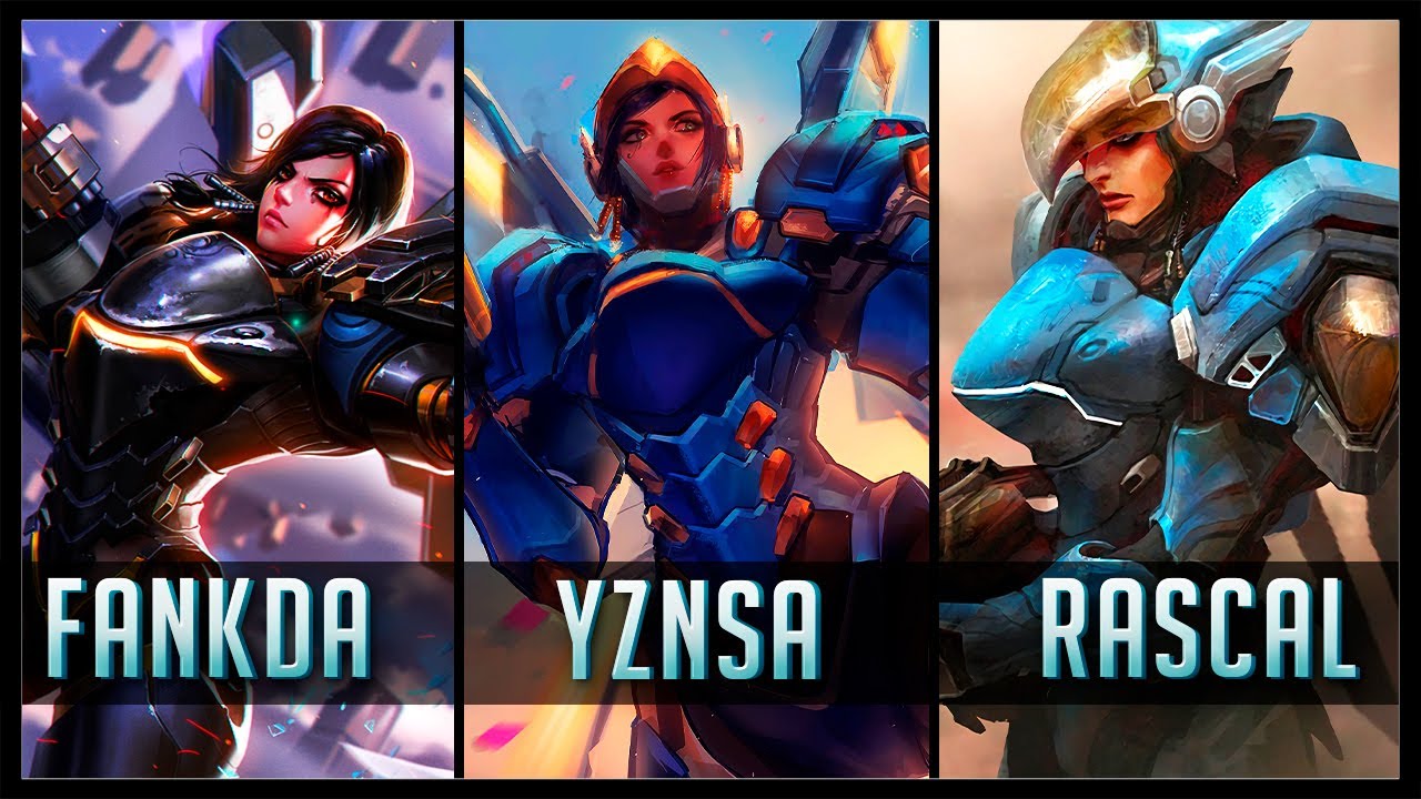 RASCAL vs YZNSA vs FANKDA | Gods of PHARAH 😱 | Overwatch Montage - YouTube