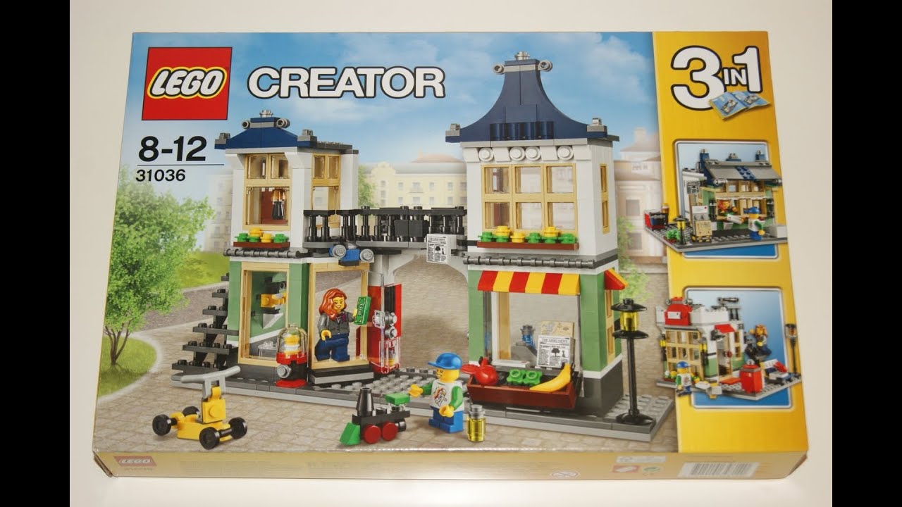 Lego Creator 2015 - 31036 Toy & Grocery Shop - YouTube