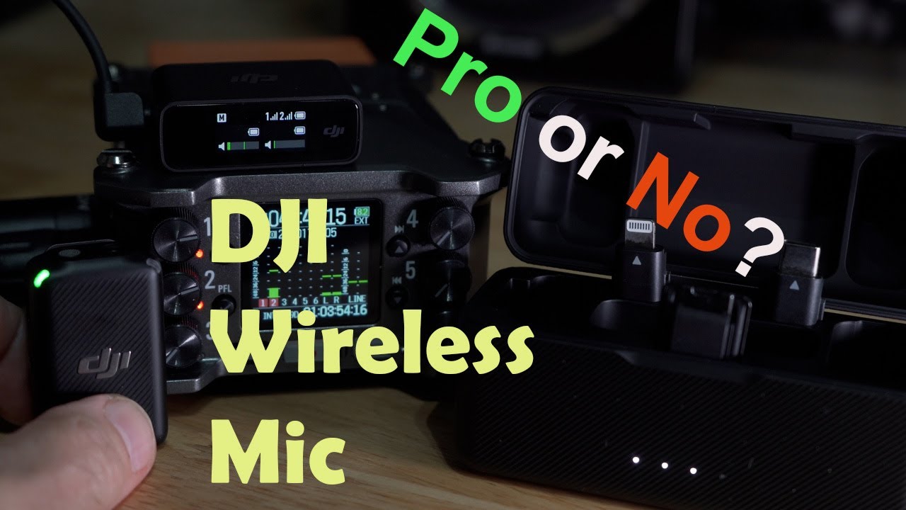 DJI wireless microphone voice sound quality. Pro sound? - YouTube