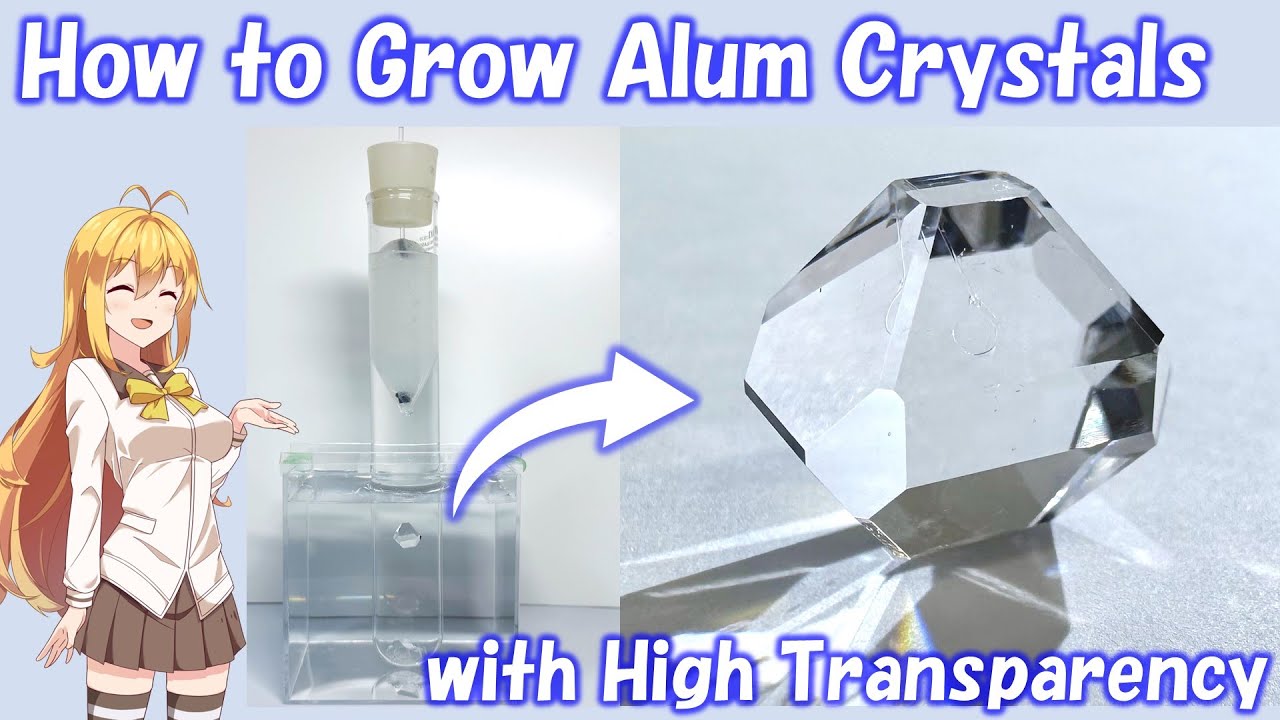 How to Grow Alum Crystals with High Transparency (Density Diffusion ...