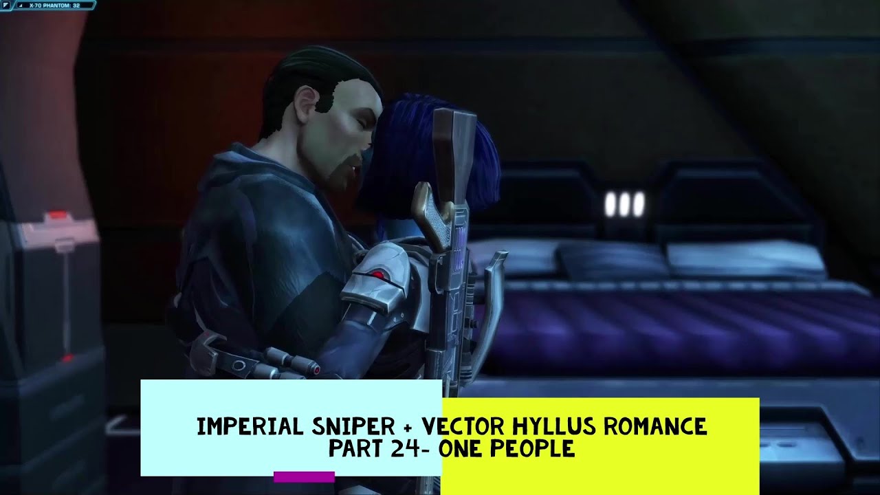 SWTOR: Imperial Agent + Vector Hyllus Romance Part 24- One People - YouTube