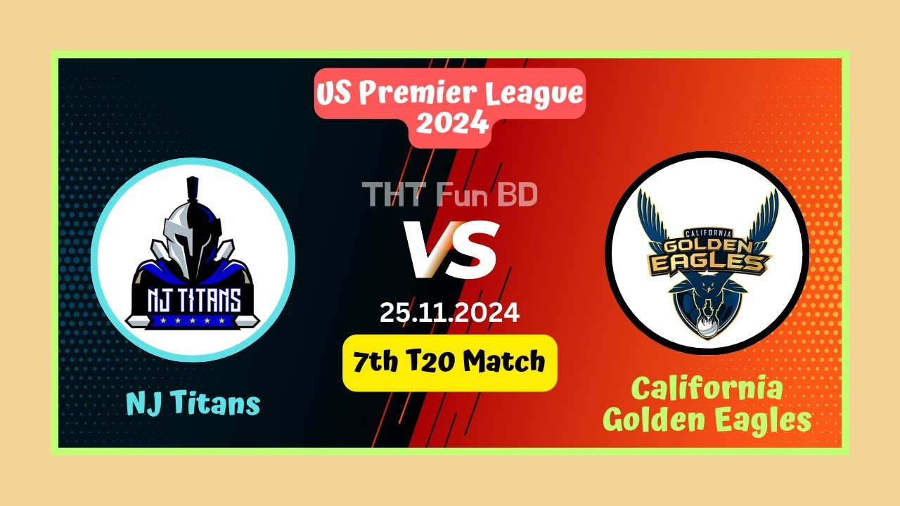 NJ Titans vs California Golden Eagles | NJT v CGE | US Premier League ...
