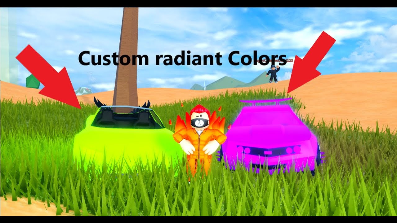 How to make custom radiant skins in Roblox Jailbreak - YouTube