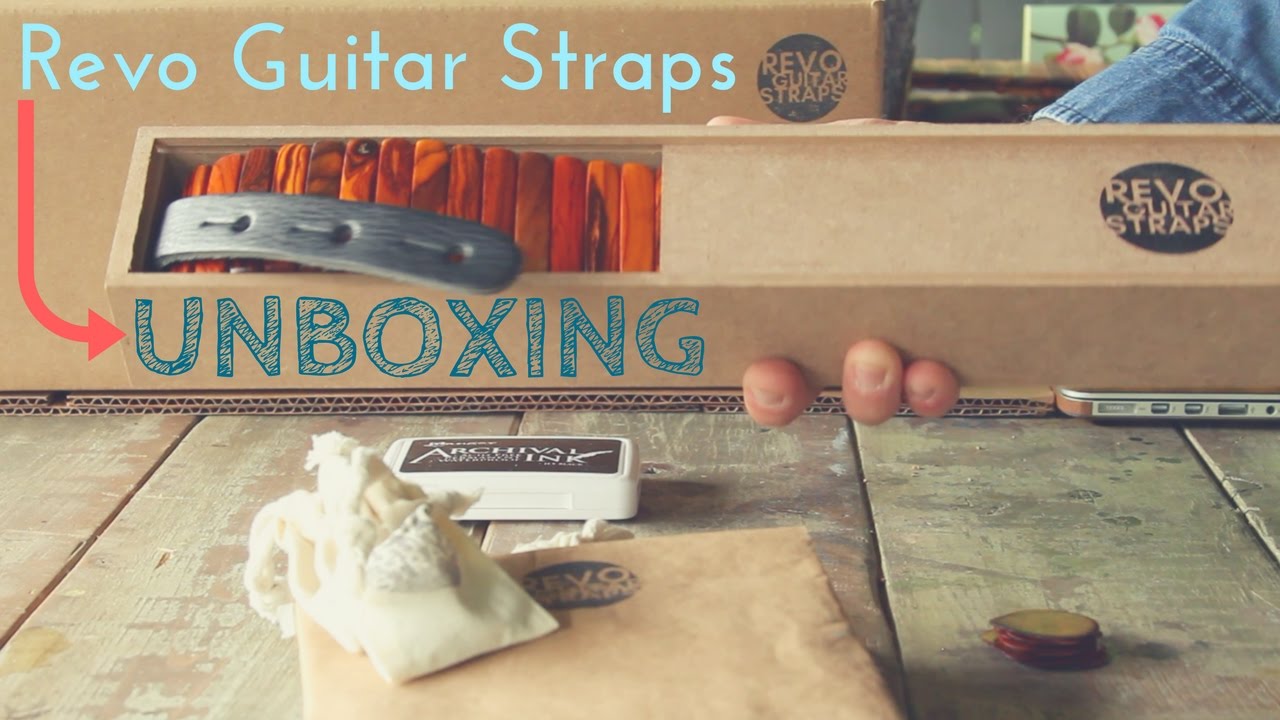 Revo Guitar Straps - Unboxing! - YouTube