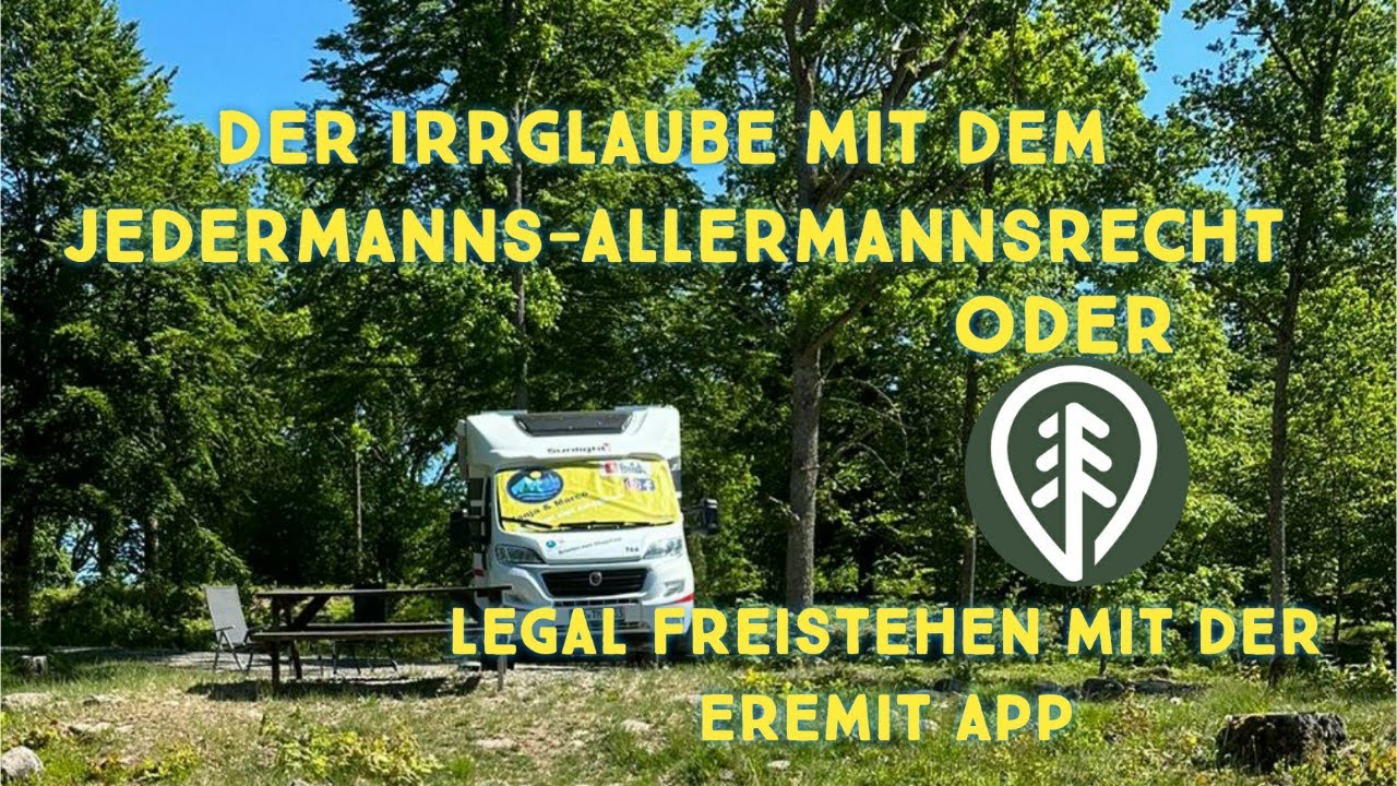 SCHWEDEN 🇸🇪 2023 EREMIT APP DIE STELLPLATZ APP FÜR FREISTEHER #camping ...