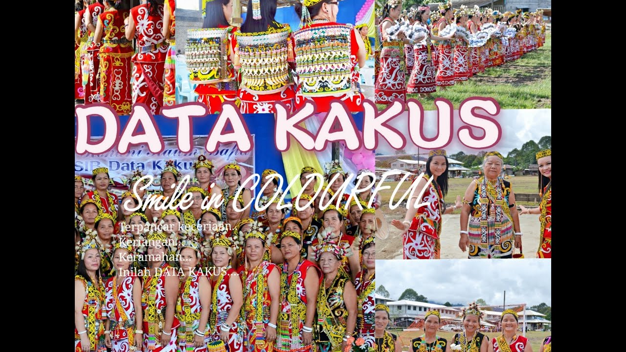 KENYAH BADENG KAMPUNG DATA KAKUS COLOURFUL (Collection DK) - YouTube