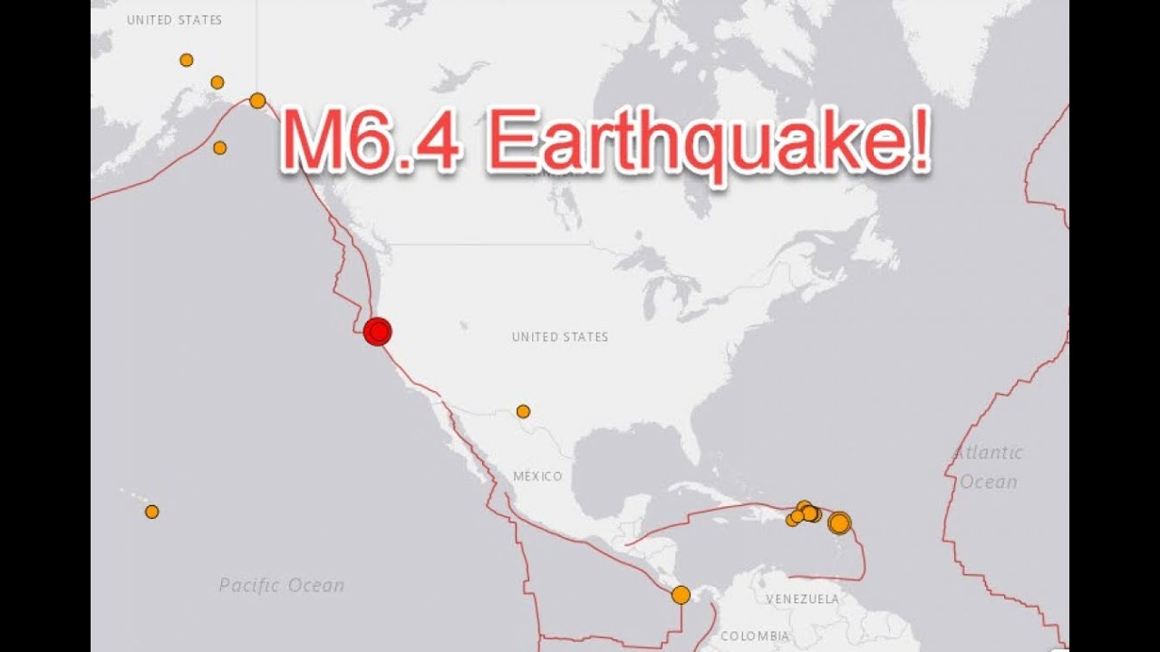 CALIFORNIA HIT WITH A 6.4 QUAKE, POSSIBLY LEADING UP TO A BIGGER ONE ...