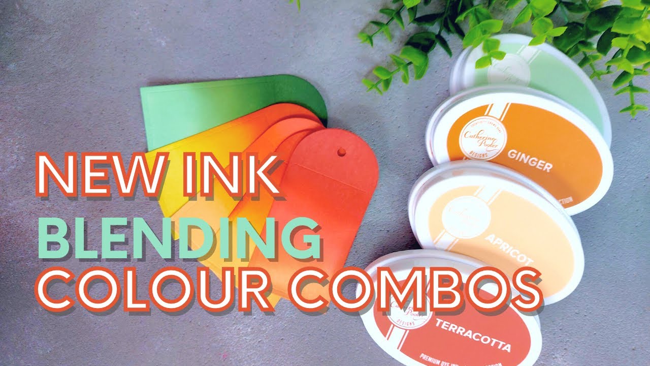 Ink Blending Colour Combo | New Catherine Pooler Apothecary Inks - YouTube