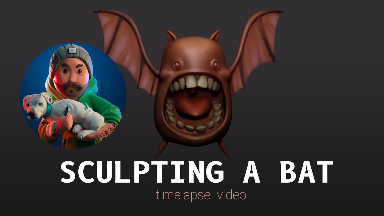 Bat Modeling Timelapse - YouTube