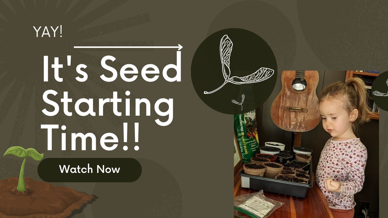 Yay, it's seed starting time! - YouTube