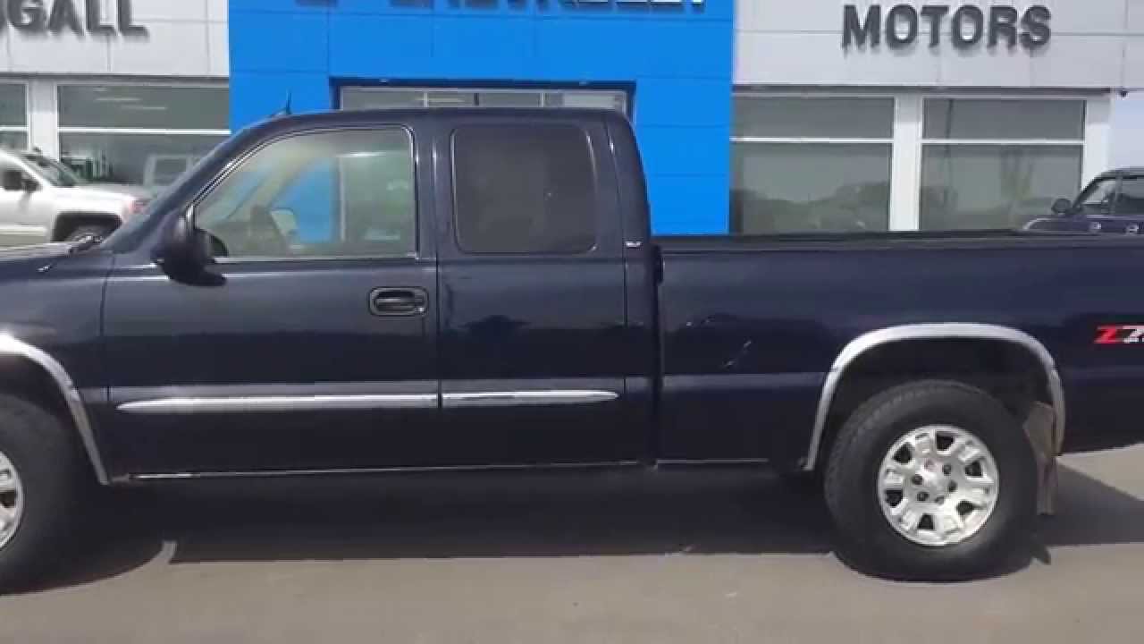 Blue 2005 GMC SIERRA 1500 SHORT BOX 4WD EXTENDED CAB Full Size Truck at ...
