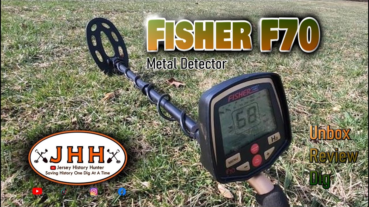 Metal Detecting with Fisher F70 | Unboxing, Digging and Review - YouTube