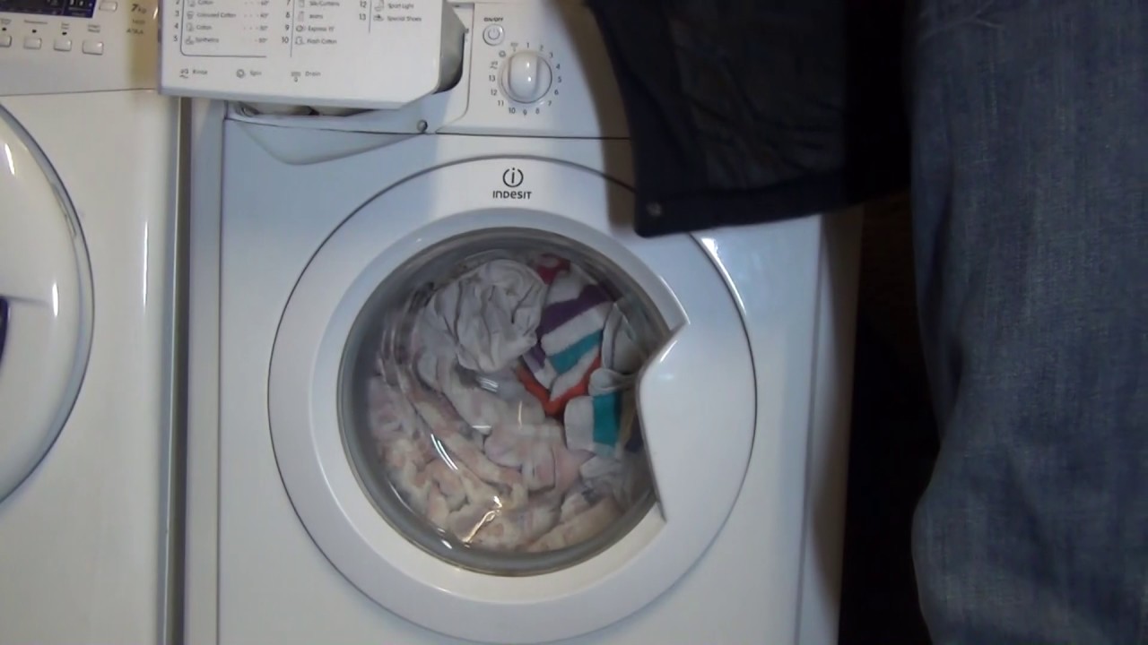 Indesit Start IWC6165 Washing Machine : Cotton load program and start ...