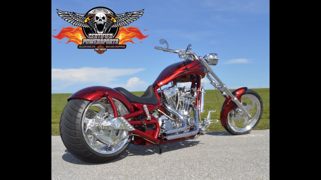 SOLD *** 2006 BOURGET BIKE WORKS PYTHON 330 REAR TIRE CHOPPER - YouTube