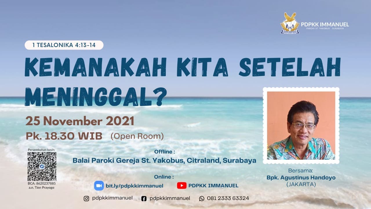 PDPKK Immanuel Surabaya - Kemanakah Kita Setelah Meninggal? - Bpk ...