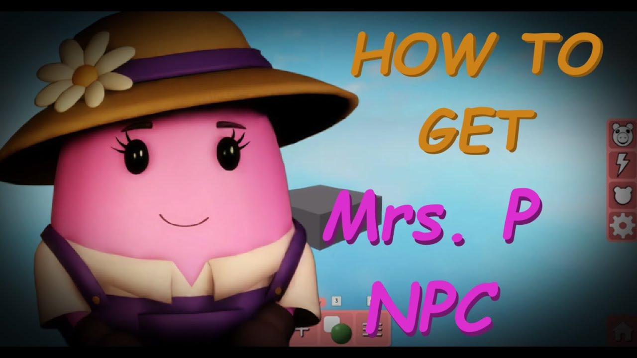 How to get the Mrs. P Build Mode NPC in Piggy! (New Update Tutorial ...