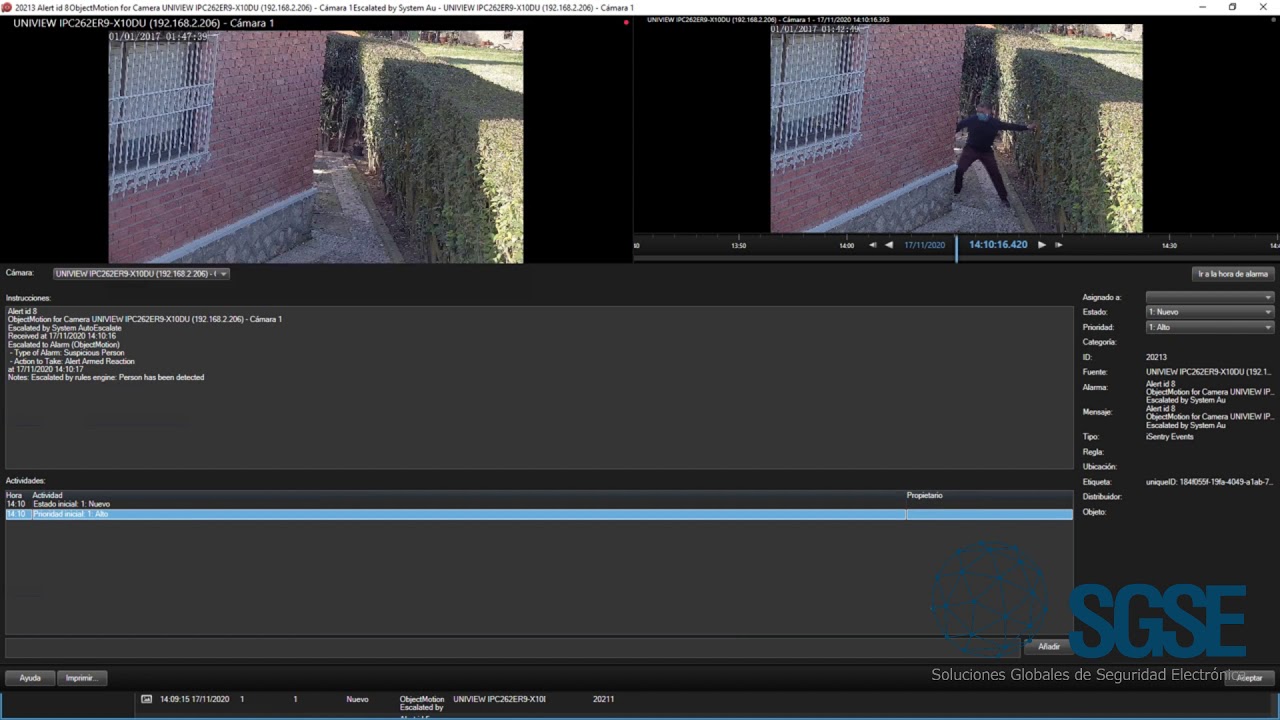 TREX2 de iSentry en el mercado residencial con SGSE - YouTube